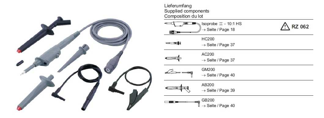 MULTI-CONTACT SET Isoprobe II - 10;1 HS - ARC Brasov