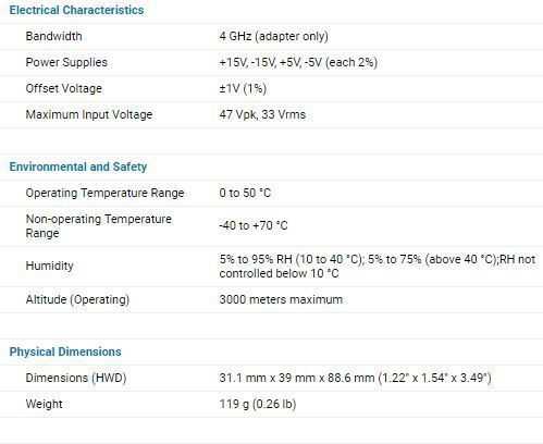 Teledyne LeCroy TPA10 - Adaptor de Sonda TekProbe catre ProBus - ARC Brasov