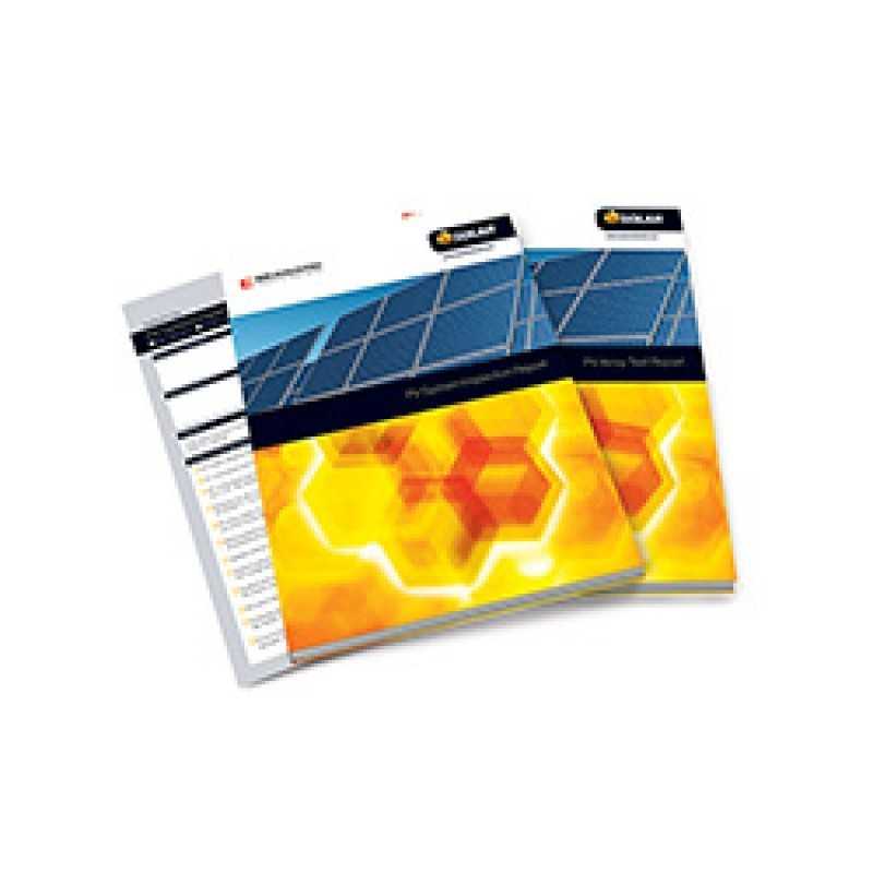 Seaward Solar PV Test Certificates & Reports - ARC Brasov